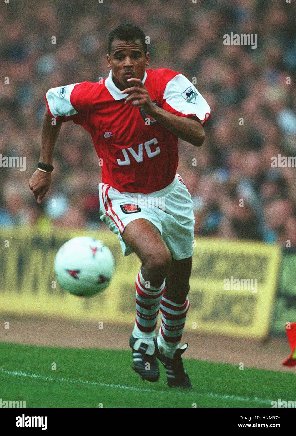 GLEN HELDER ARSENAL FC 16 October 1995 Stock Photo - Alamy
