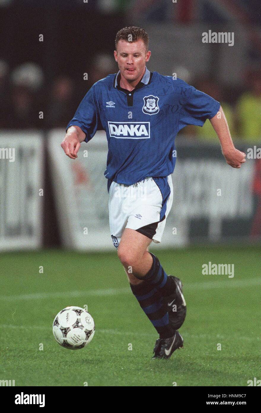 GRAHAM STUART EVERTON FC 06 November 1995 Stock Photo - Alamy