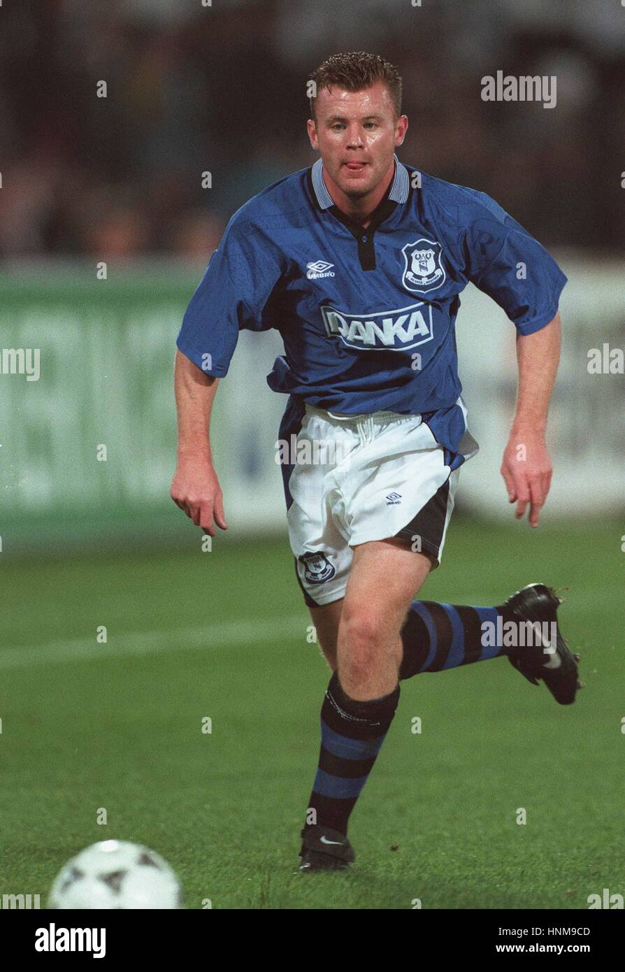 GRAHAM STUART EVERTON FC 06 November 1995 Stock Photo - Alamy