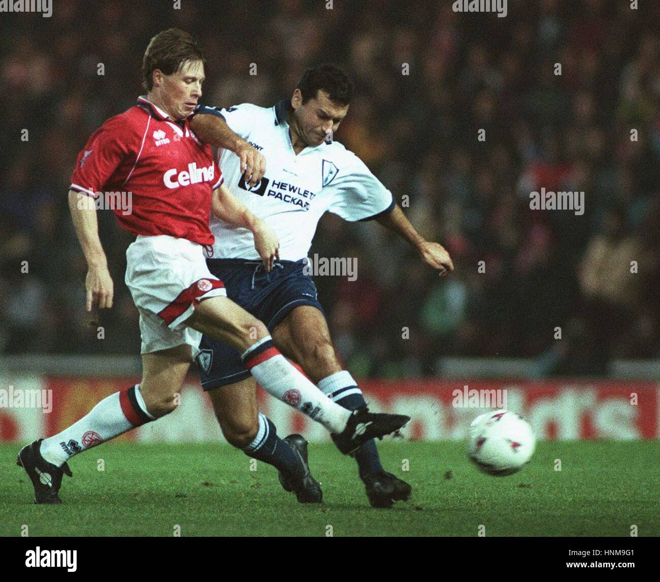 NICK BARMBY & COLIN CALDERWOOD MIDDLESBROUGH V SPURS 22 November 1995 ...
