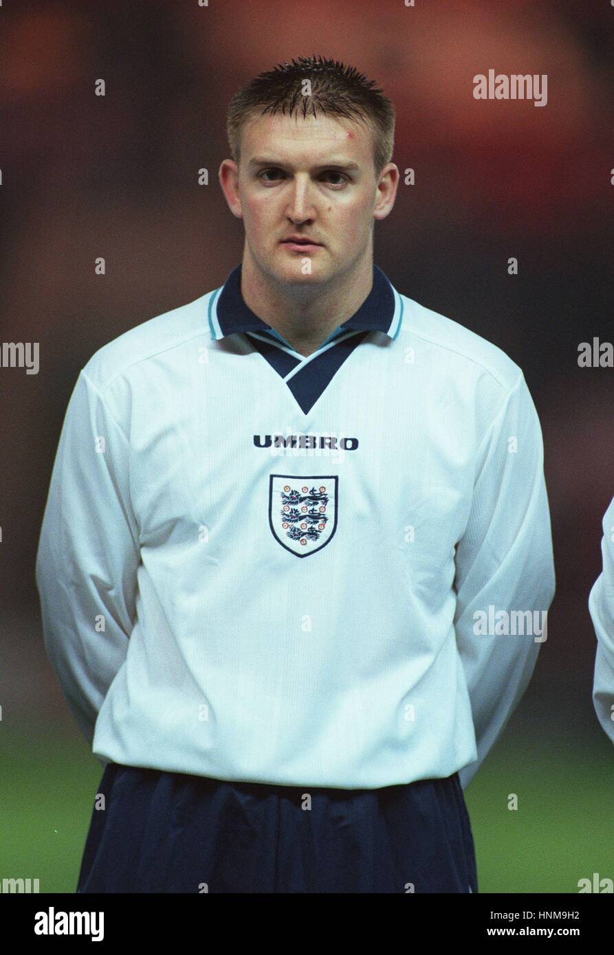 JAMIE POLLOCK ENGLAND U21 & MIDDLESBROUGH 22 November 1995 Stock Photo ...