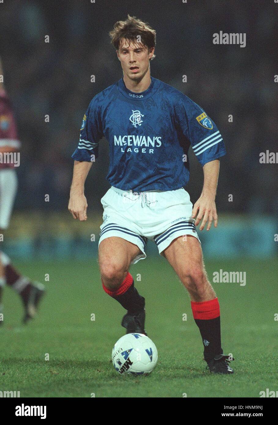 BRIAN LAUDRUP GLASGOW RANGERS FC 05 December 1995 Stock Photo - Alamy