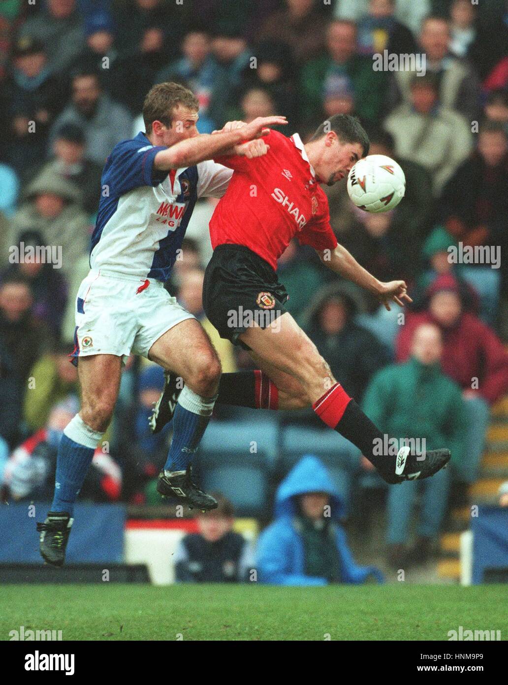 Blackburn v man utd keane hi-res stock photography and images - Alamy