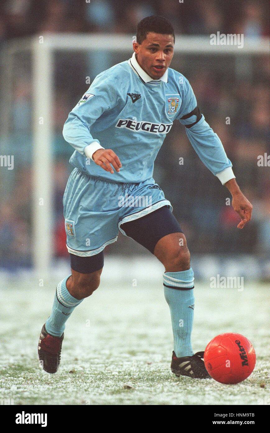 JOHN SALAKO COVENTRY CITY F.C. 12 December 1995 Stock Photo - Alamy