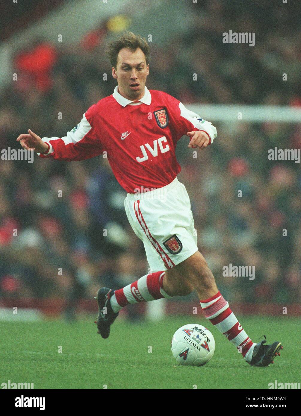 DAVID PLATT ARSENAL FC 18 December 1995 Stock Photo - Alamy