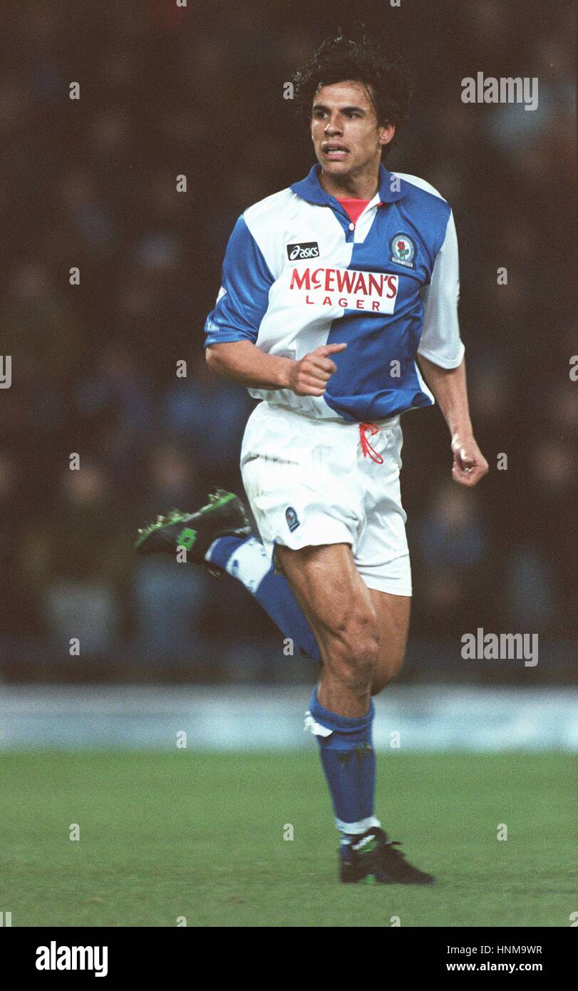 CHRIS COLEMAN BLACKBURN ROVERS FC 18 December 1995 Stock Photo - Alamy
