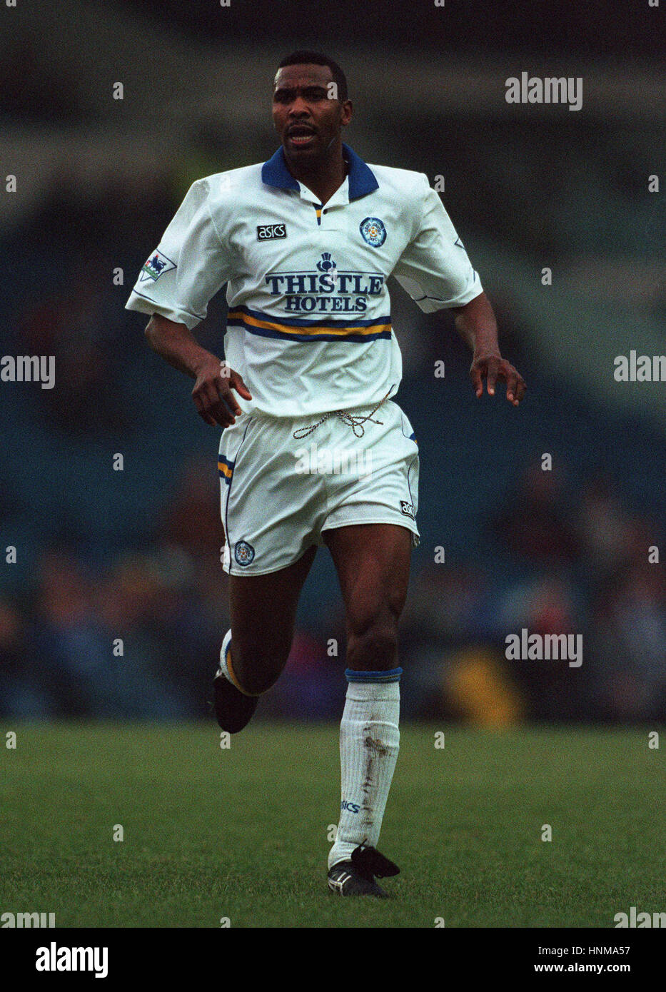 LUCAS RADEBE LEEDS UNITED FC 17 January 1995 Stock Photo - Alamy