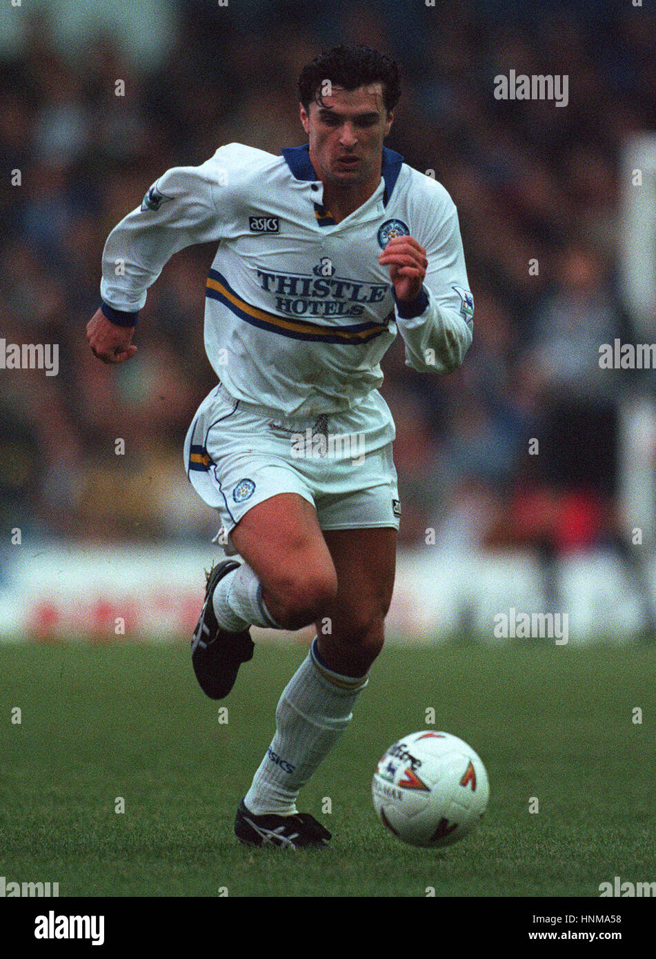 GARY SPEED LEEDS UNITED FC 17 January 1995 Stock Photo - Alamy