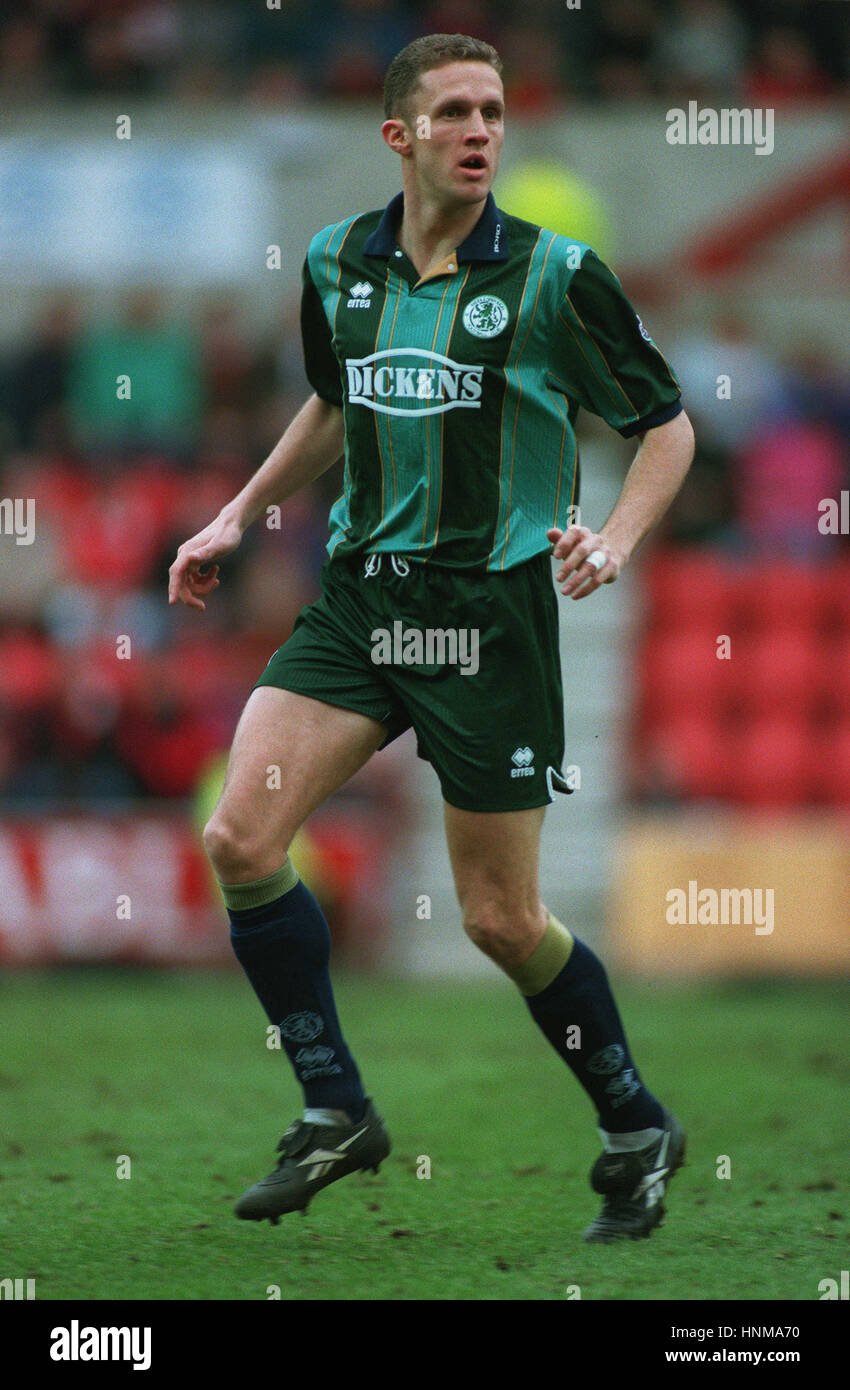STEVE VICKERS MIDDLESBROUGH FC 17 January 1995 Stock Photo - Alamy