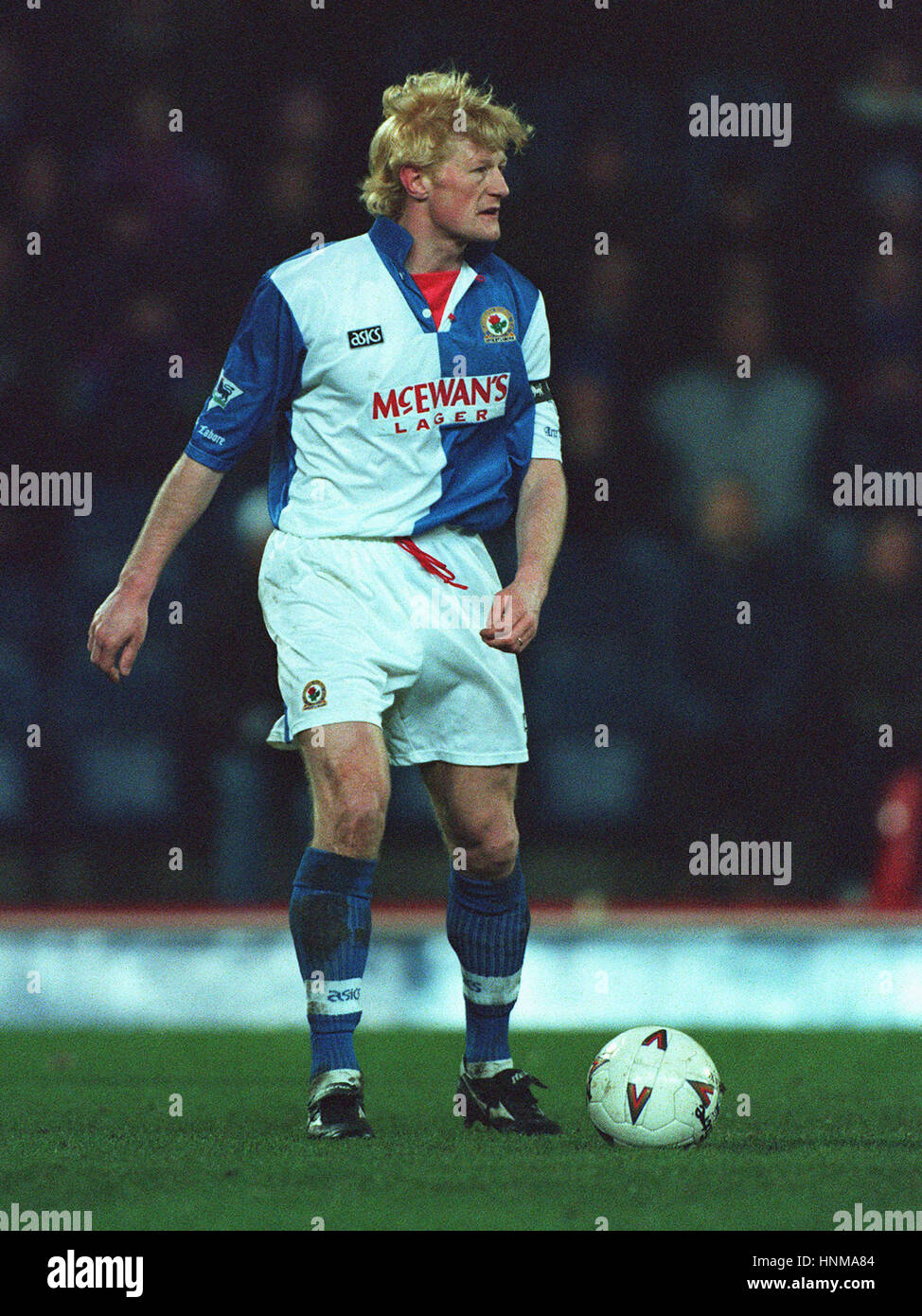 COLIN HENDRY BLACKBURN ROVERS FC 23 January 1995 Stock Photo - Alamy