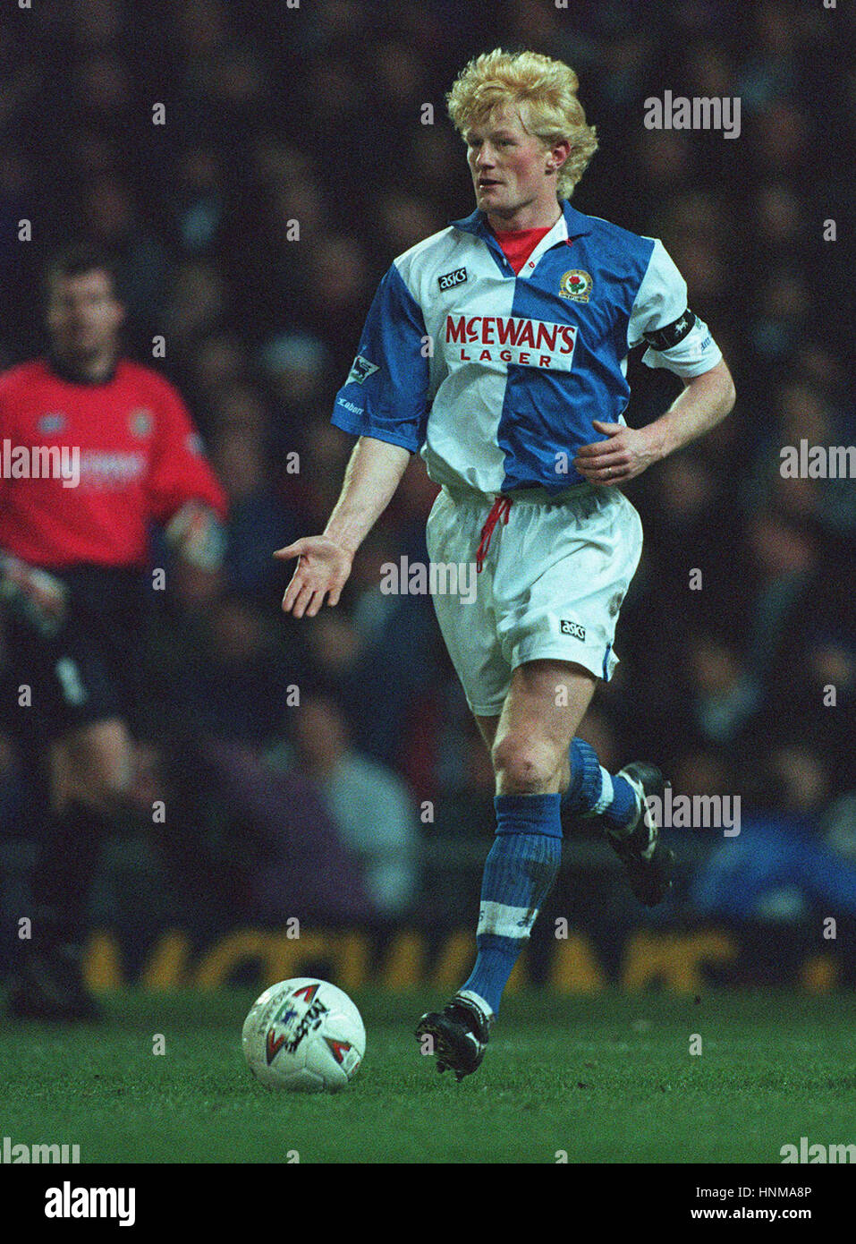 COLIN HENDRY BLACKBURN ROVERS FC 23 January 1995 Stock Photo - Alamy