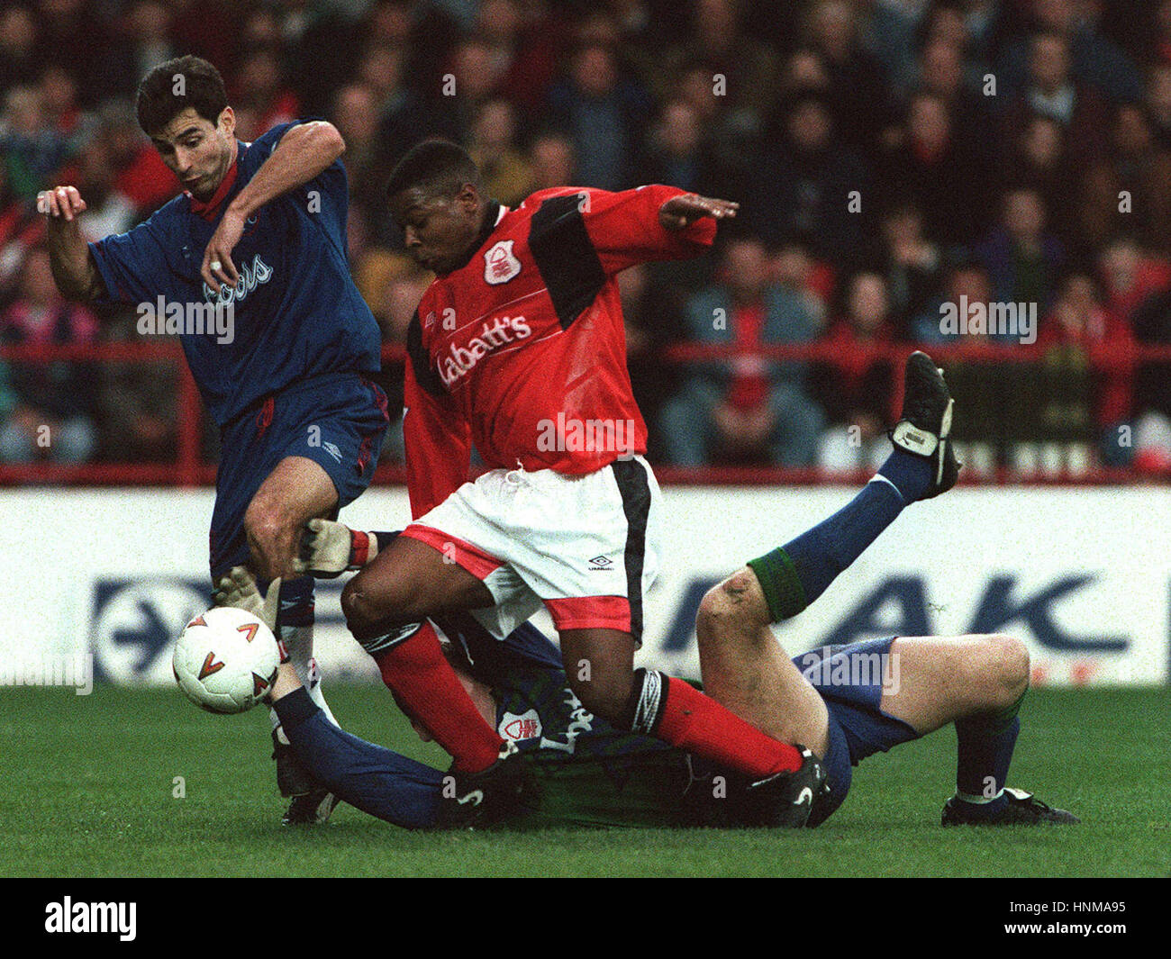 CROSSLEY DES LYTTLE & PEACOCK NOTTINGHAM FOREST V CHELSEA FC 25 January ...