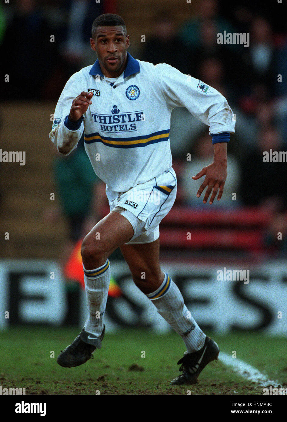 BRIAN DEANE LEEDS UNITED FC 07 February 1995 Stock Photo - Alamy