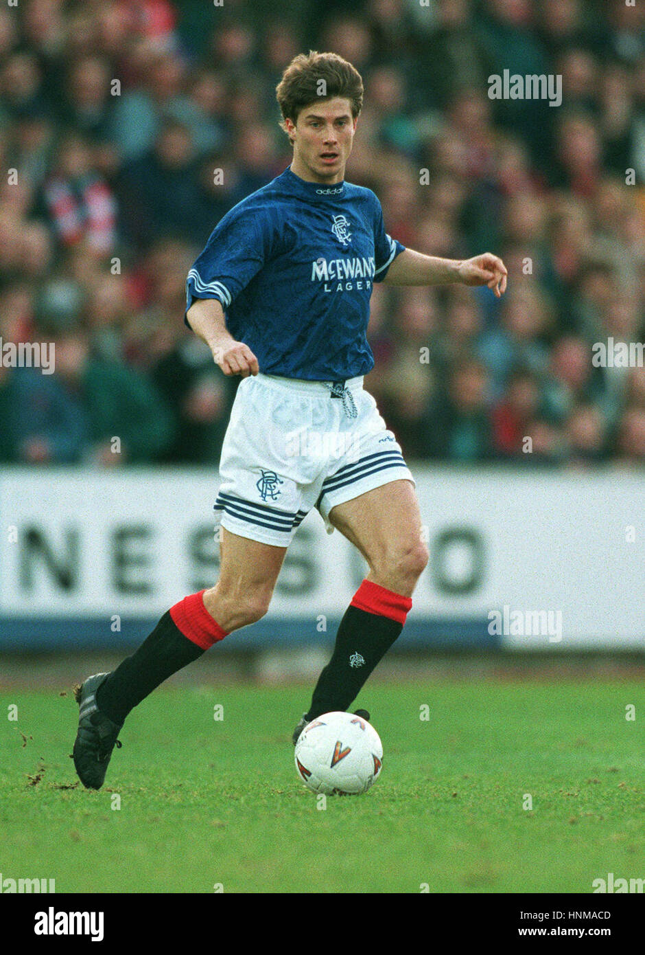 BRIAN LAUDRUP GLASGOW RANGERS FC 13 February 1995 Stock Photo - Alamy