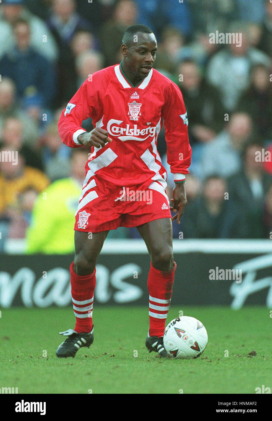 MICHAEL THOMAS LIVERPOOL FC 27 February 1995 Stock Photo - Alamy
