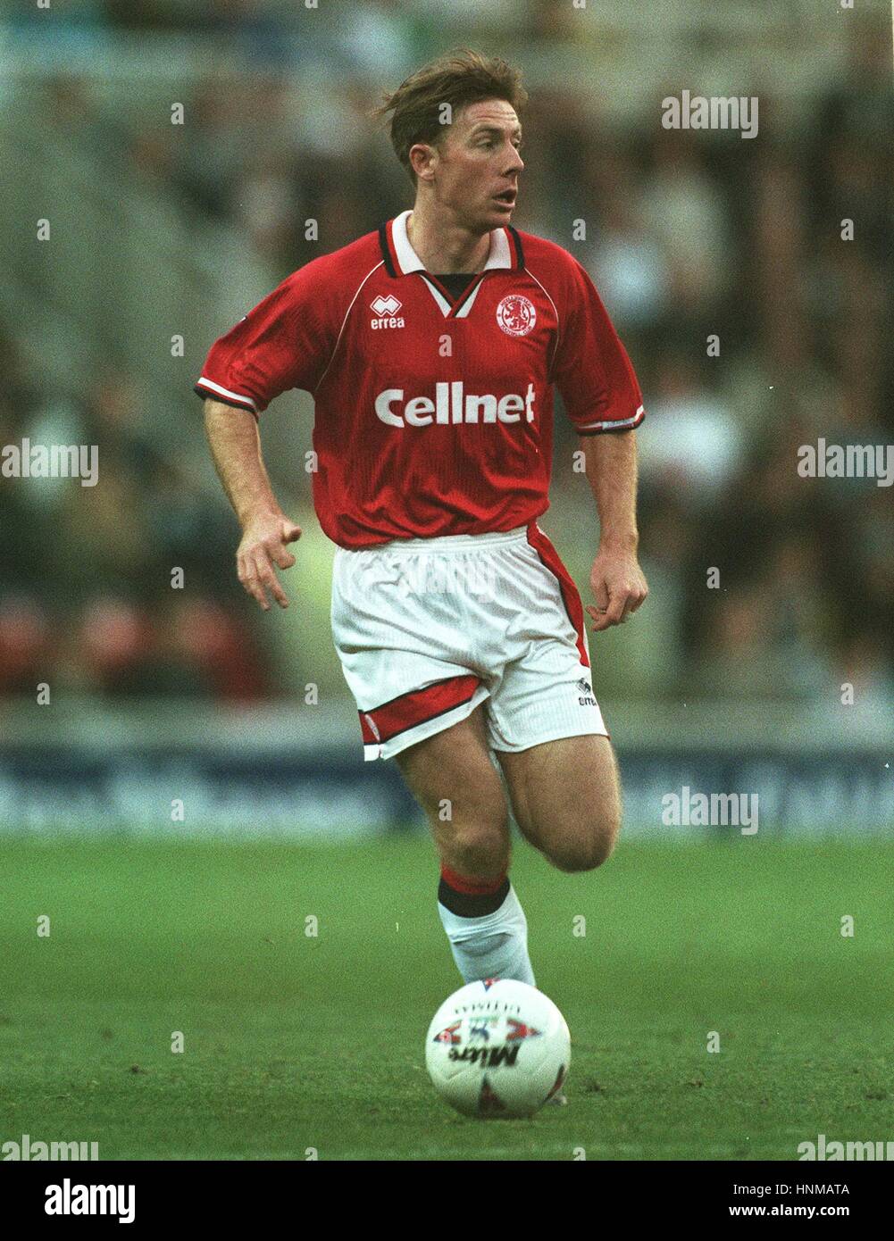 CRAIG HIGNETT MIDDLESBROUGH FC 07 November 1995 Stock Photo - Alamy