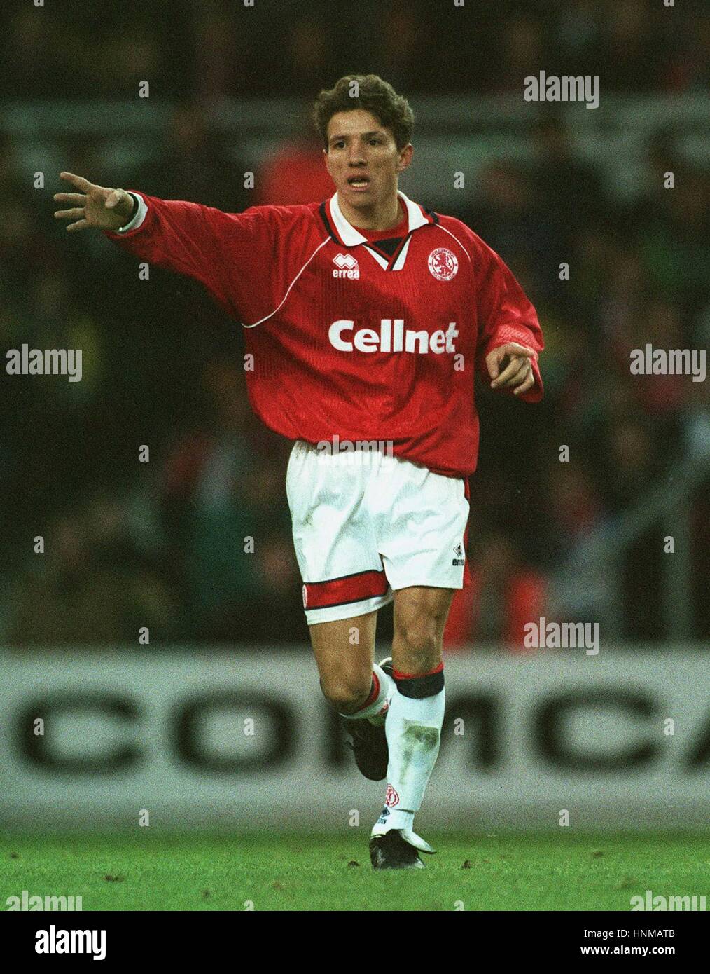 JUNINHO MIDDLESBROUGH FC 07 November 1995 Stock Photo - Alamy