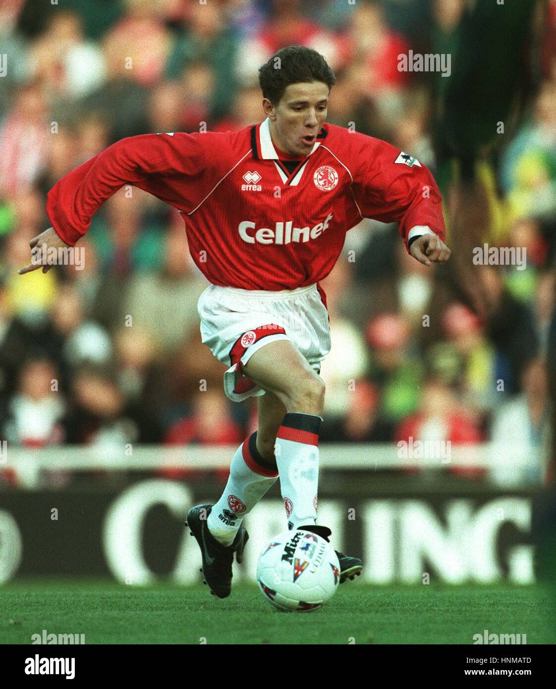 JUNINHO MIDDLESBROUGH FC 07 November 1995 Stock Photo - Alamy