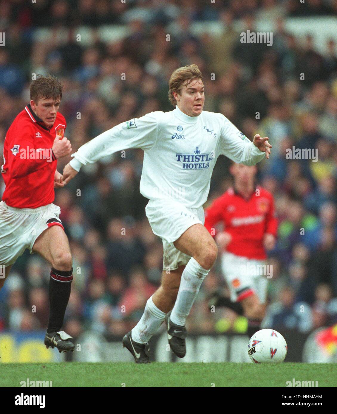 TOMAS BROLIN LEEDS UNITED FC 28 December 1995 Stock Photo - Alamy