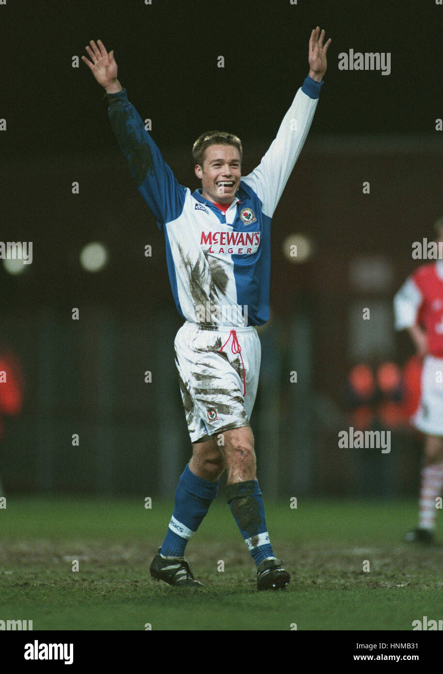 Football celebrating graeme le saux hi-res stock photography and images ...