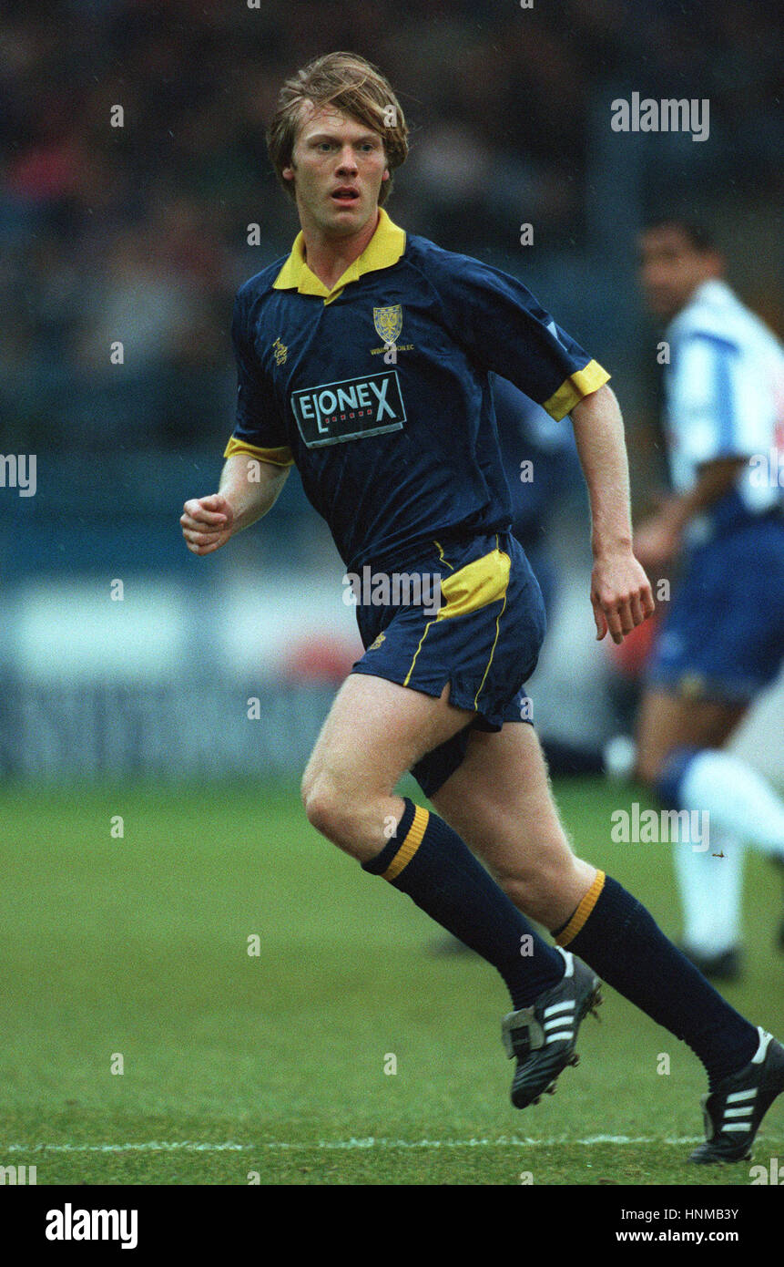 WARREN BARTON WIMBLEDON FC 17 March 1995 Stock Photo - Alamy