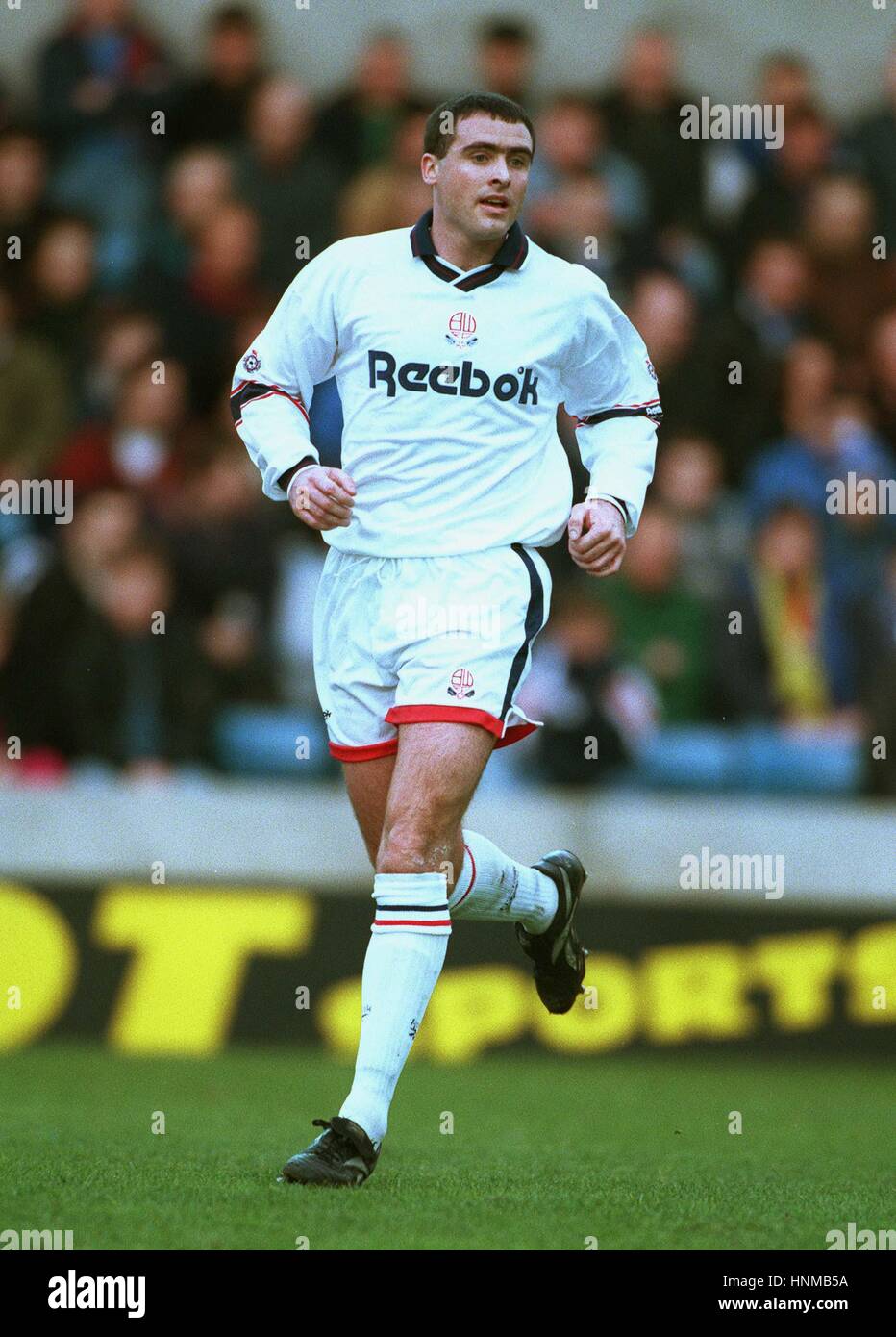 MARK SEAGRAVES BOLTON WANDERERS FC 20 March 1995 Stock Photo - Alamy
