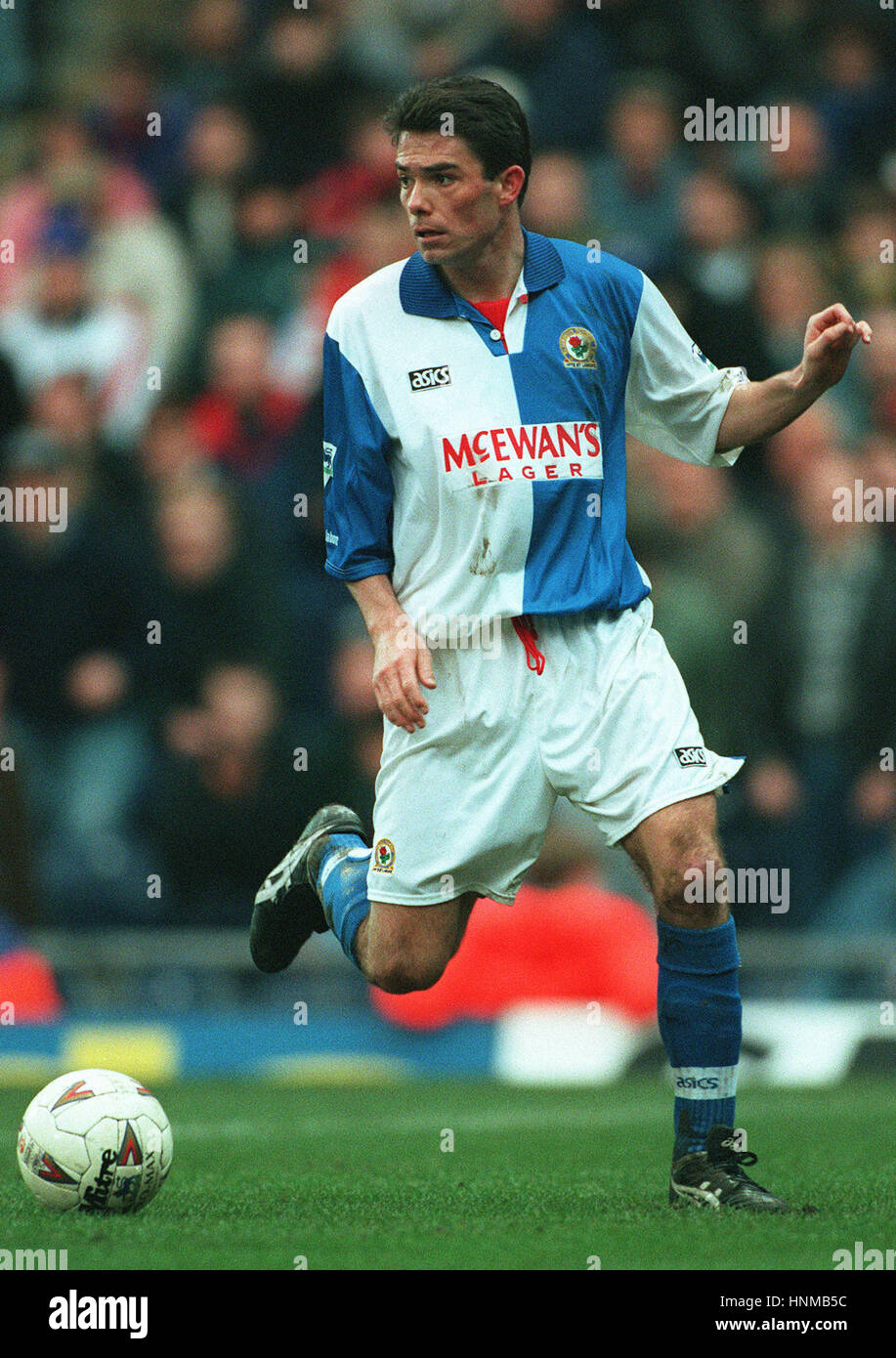 JEFF KENNA BLACKBURN ROVERS FC 27 March 1995 Stock Photo - Alamy