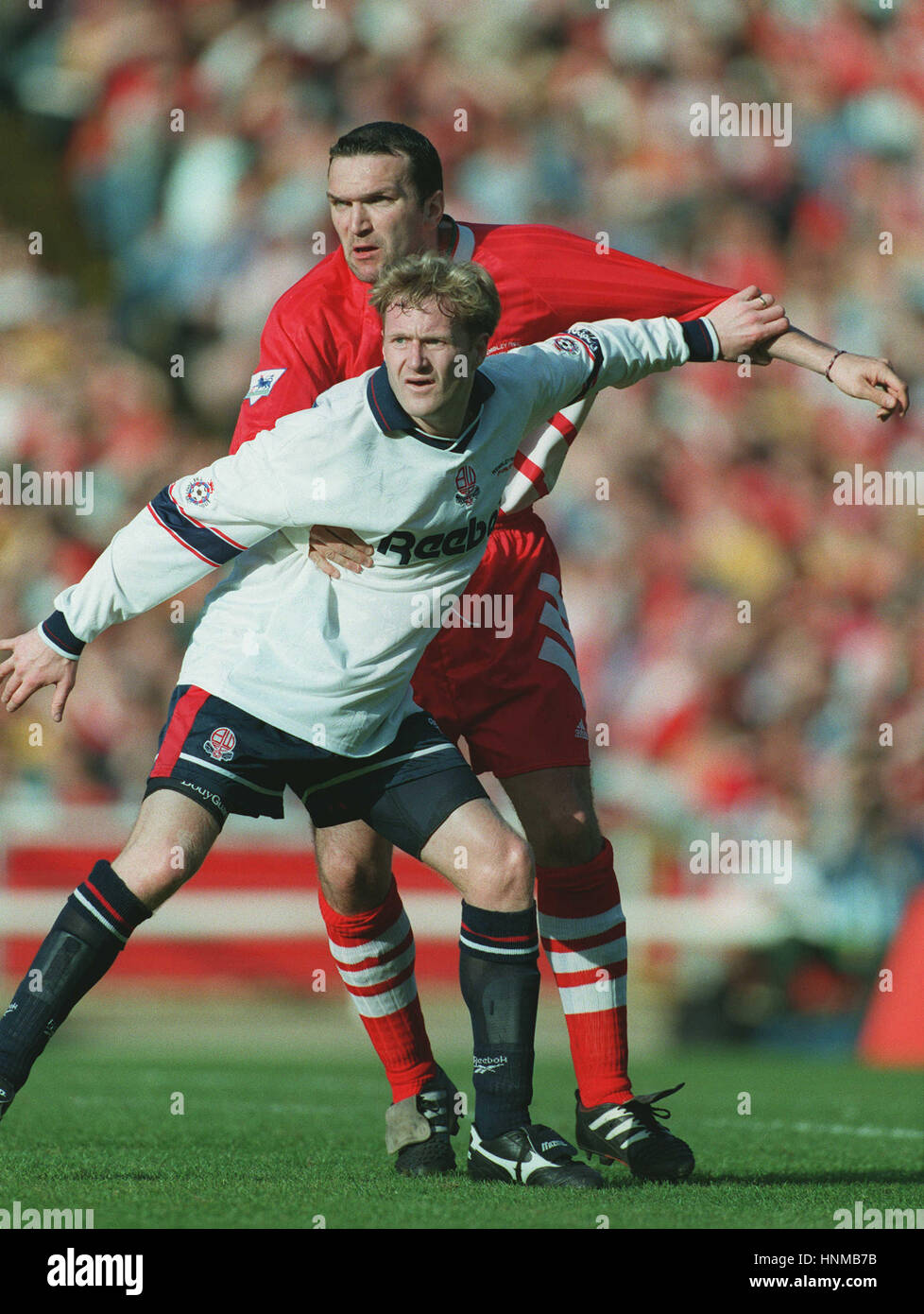 Liverpool v bolton mcginlay hi-res stock photography and images - Alamy