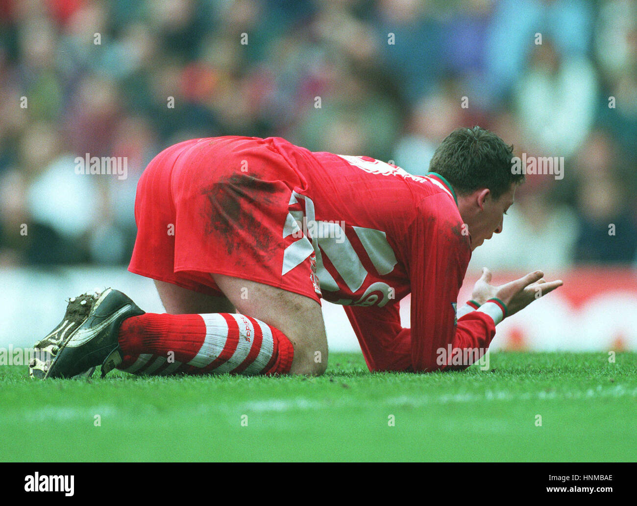ROBBIE FOWLER LIVERPOOL FC 10 April 1995 Stock Photo - Alamy
