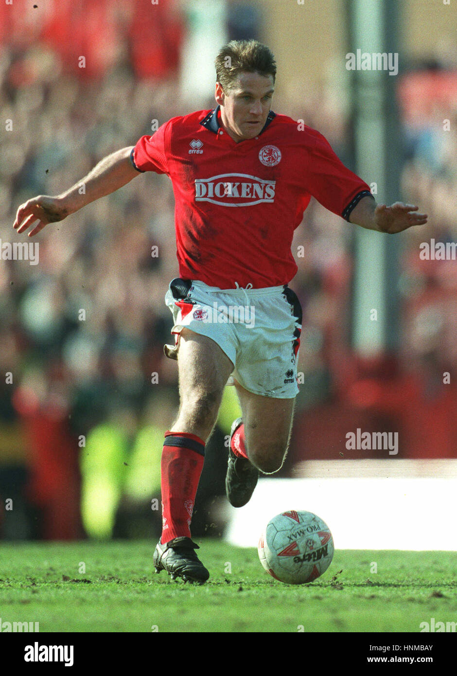 JOHN HENDRIE MIDDLESBROUGH FC 10 April 1995 Stock Photo - Alamy