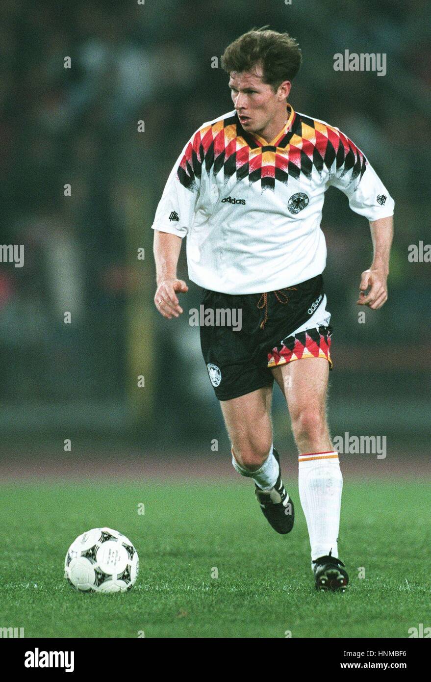 STEFAN REUTER GERMANY & BORUSSIA DORTMUND FC 27 August 1995 Stock Photo ...