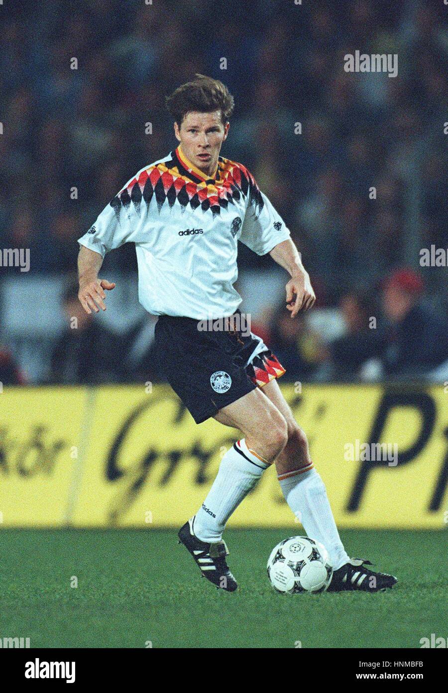 STEFAN REUTER GERMANY & BORUSSIA DORTMUND FC 15 May 1995 Stock Photo ...