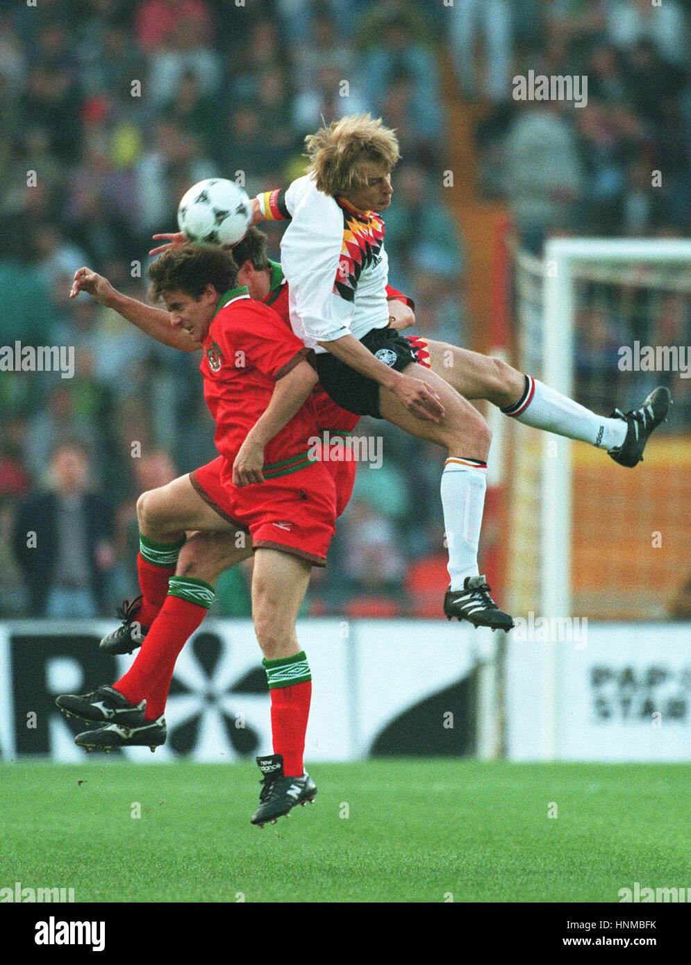 JURGEN KLINSMANN DAVID PHILLIP GER 15 May 1995 Stock Photo - Alamy