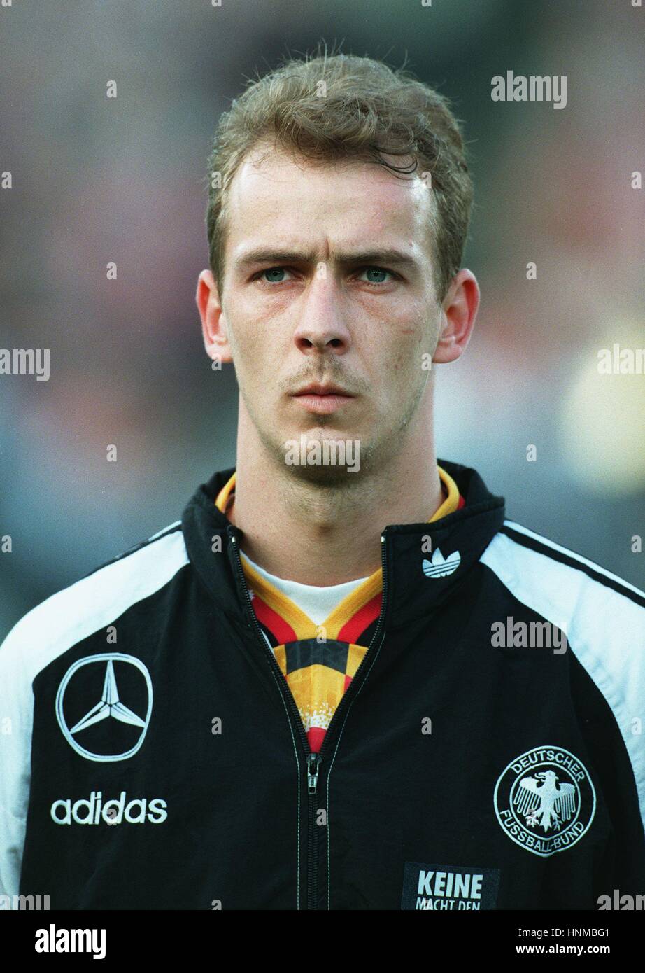 MARIO BASLER GERMANY & SV WERDER BREMEN 15 May 1995 Stock Photo - Alamy