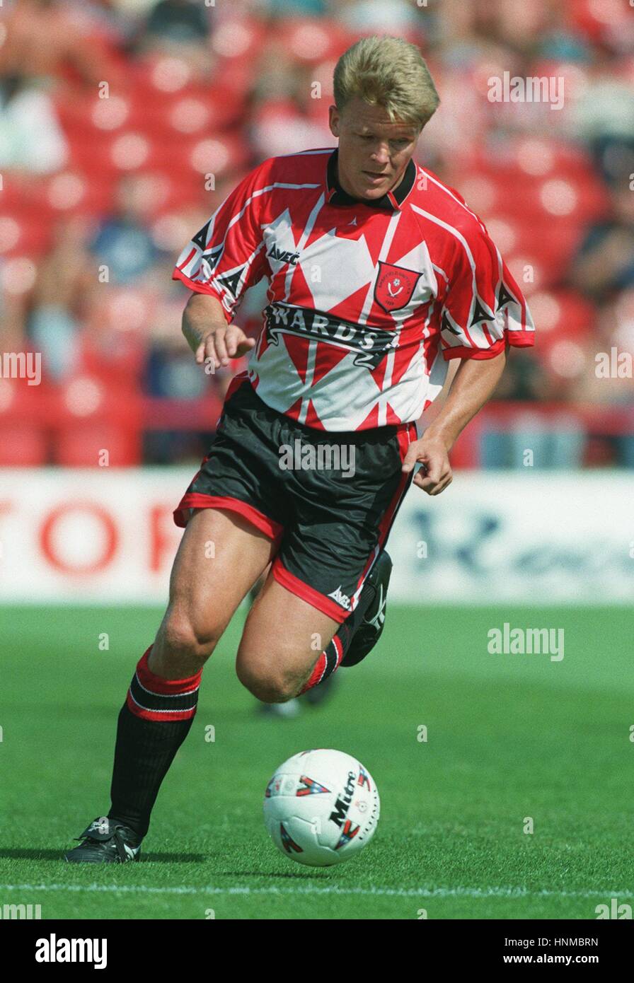 PHIL STARBUCK SHEFFIELD UNITED FC 10 August 1995 Stock Photo - Alamy