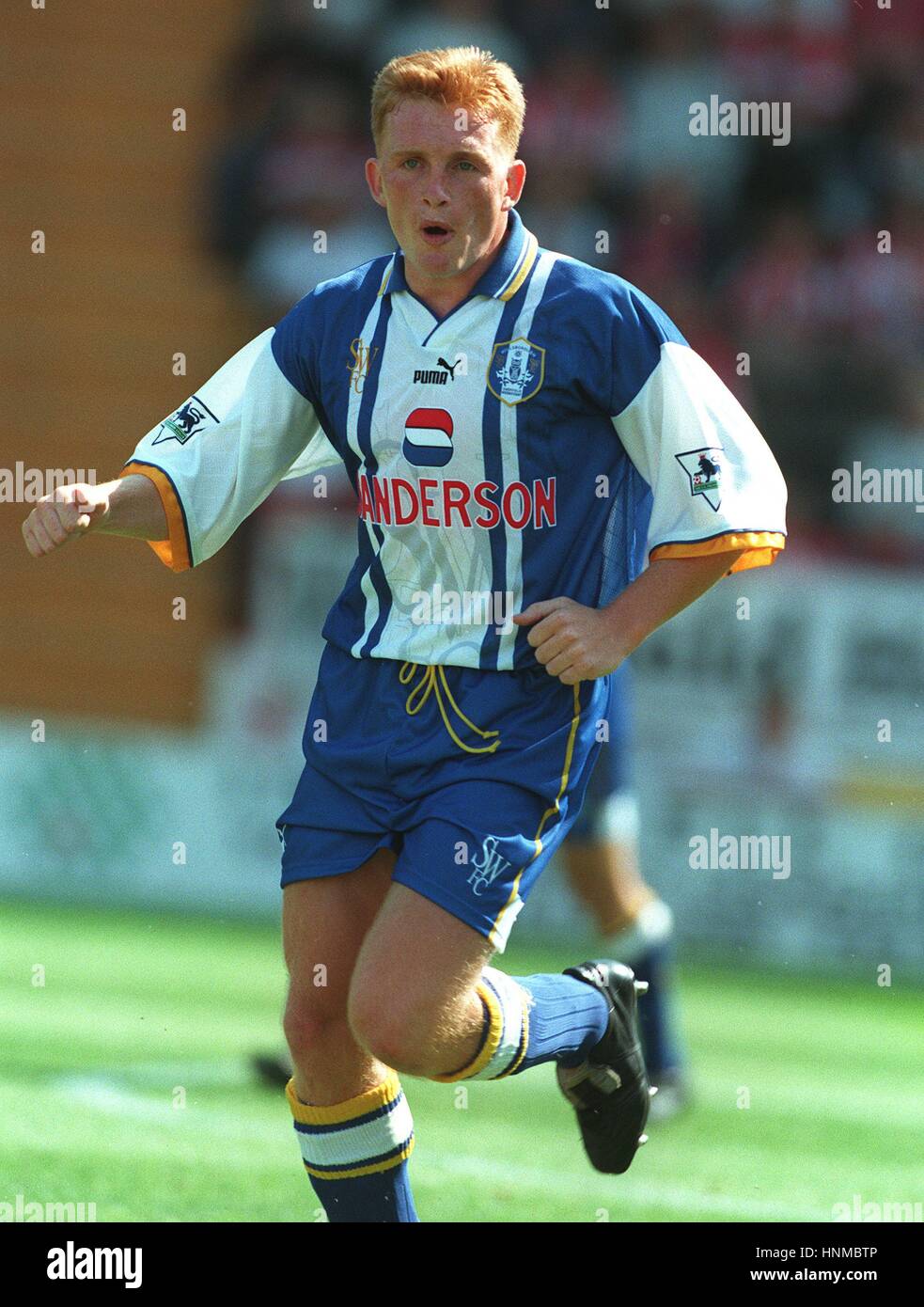 MARK PEMBRIDGE SHEFFIELD WEDNESDAY FC 10 August 1995 Stock Photo - Alamy