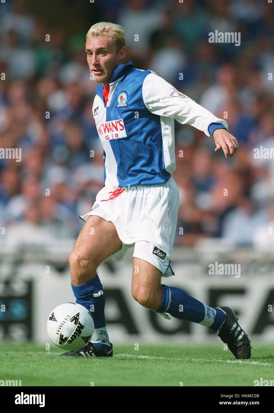 STUART RIPLEY BLACKBURN ROVERS FC 14 August 1995 Stock Photo - Alamy