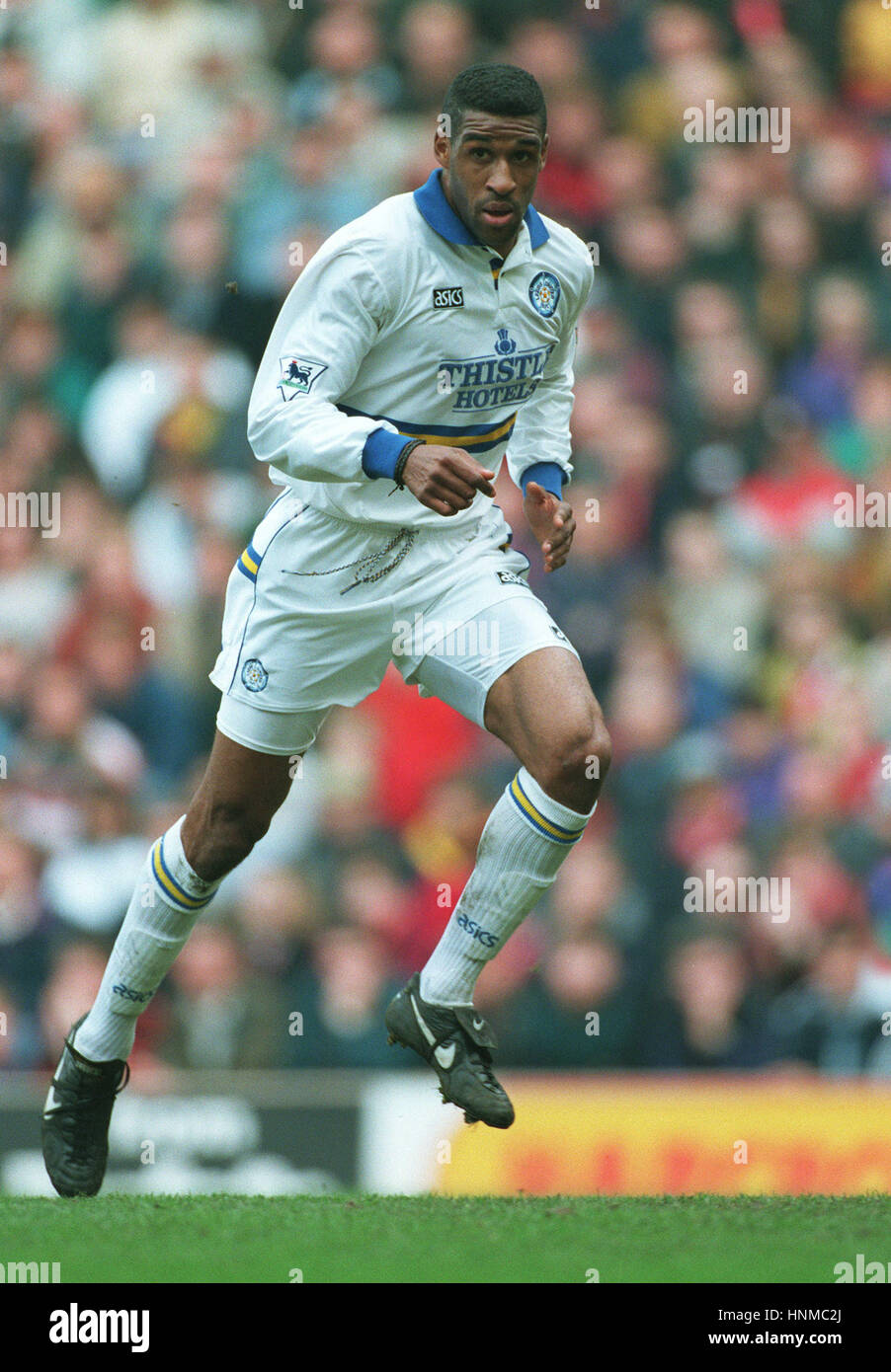 BRIAN DEANE LEEDS UNITED FC 10 April 1995 Stock Photo - Alamy