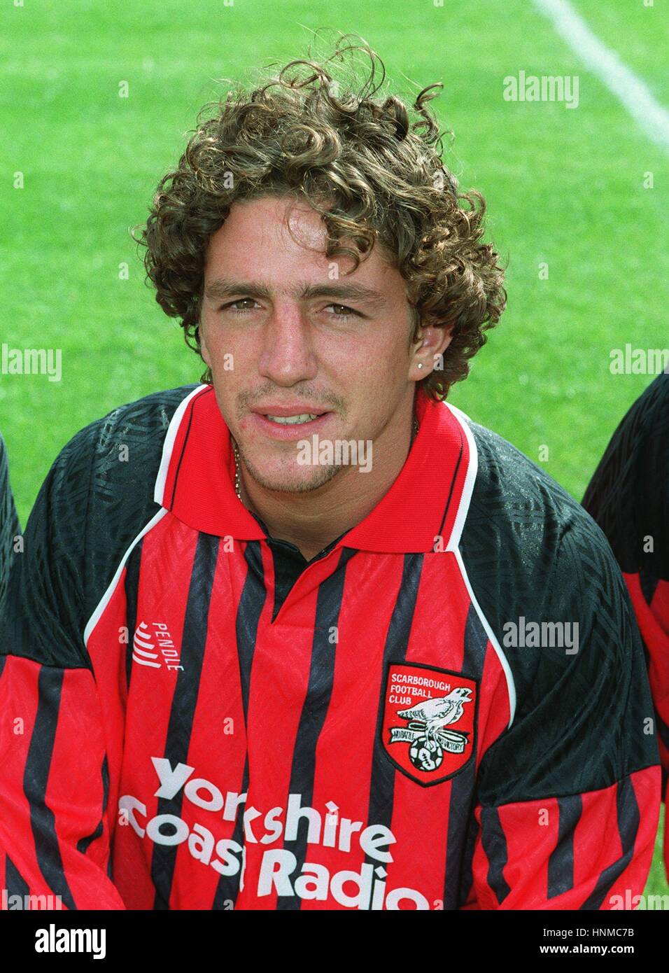 MARK WELLS SCARBOROUGH FC 16 August 1995 Stock Photo - Alamy