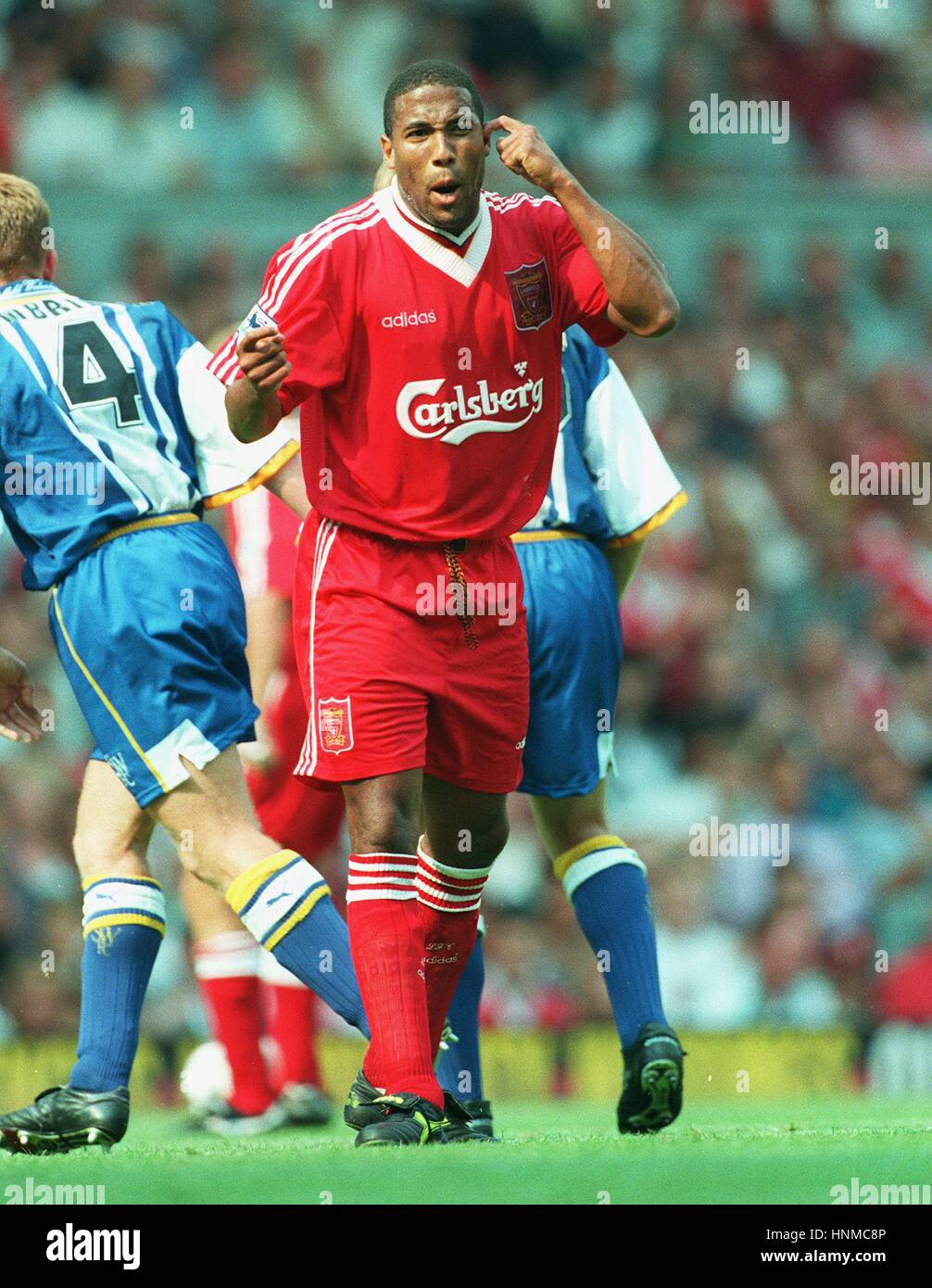 JOHN BARNES LIVERPOOL FC 21 August 1995 Stock Photo - Alamy