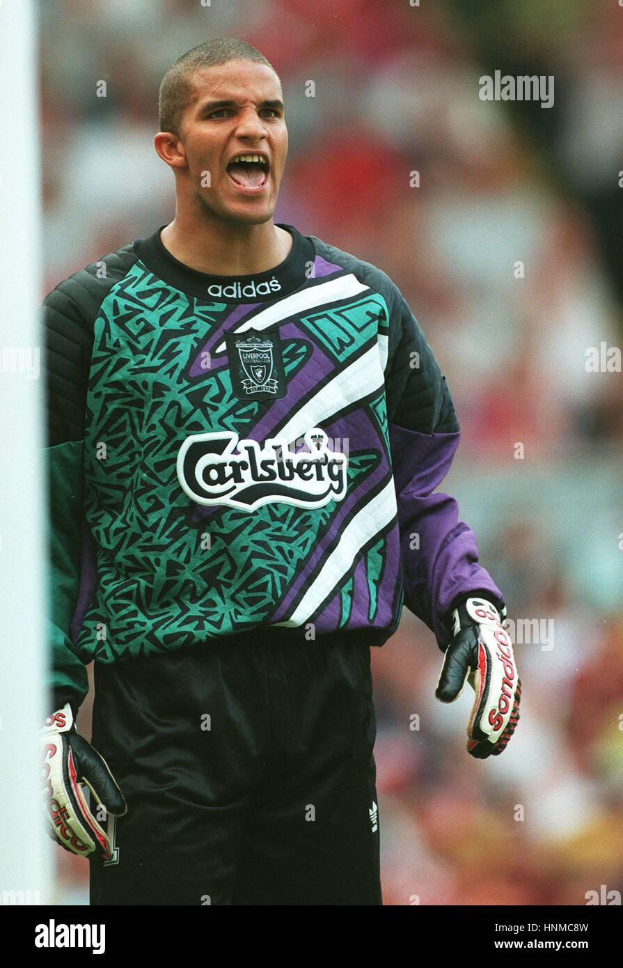 DAVID JAMES LIVERPOOL FC 21 August 1995 Stock Photo - Alamy