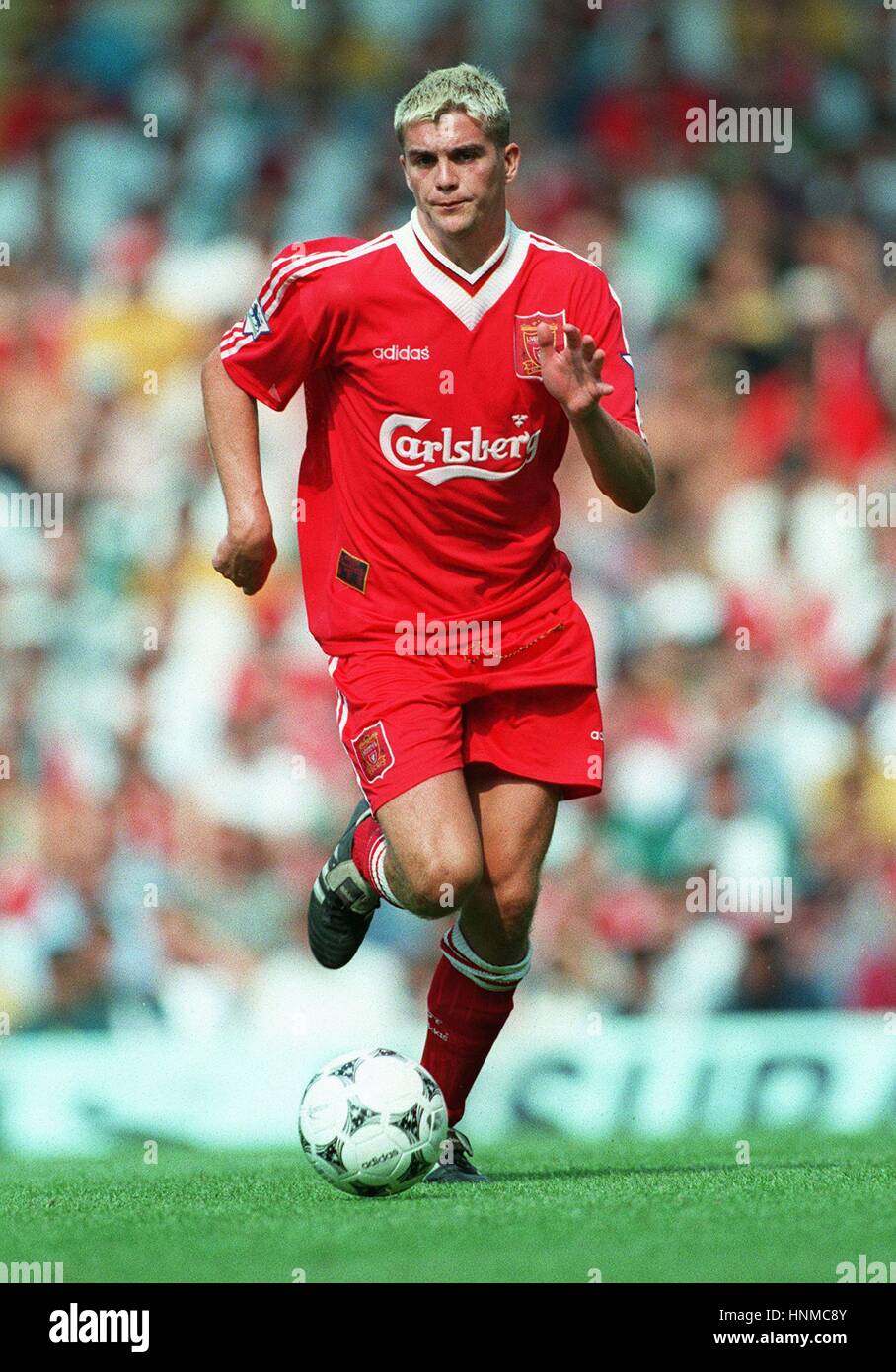 DOMINIC MATTEO LIVERPOOL FC 21 August 1995 Stock Photo - Alamy