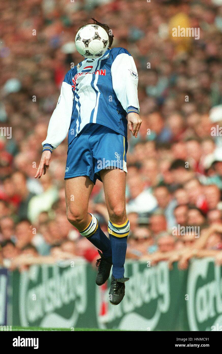 CHRIS WADDLE SHEFFIELD WEDNESDAY FC 21 August 1995 Stock Photo - Alamy