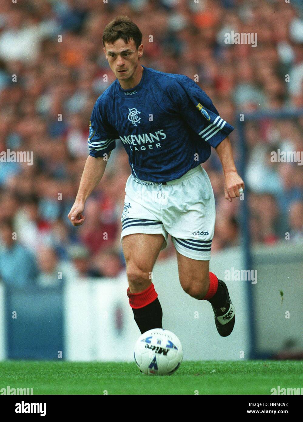 DAVID ROBERTSON GLASGOW RANGERS FC 21 August 1995 Stock Photo - Alamy