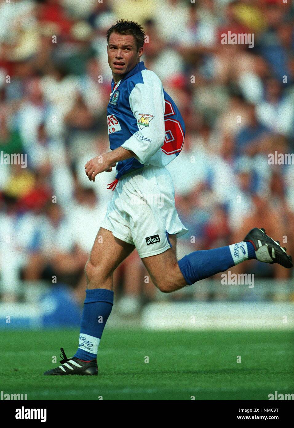 GRAEME LE SAUX BLACKBURN ROVERS FC 21 August 1995 Stock Photo - Alamy