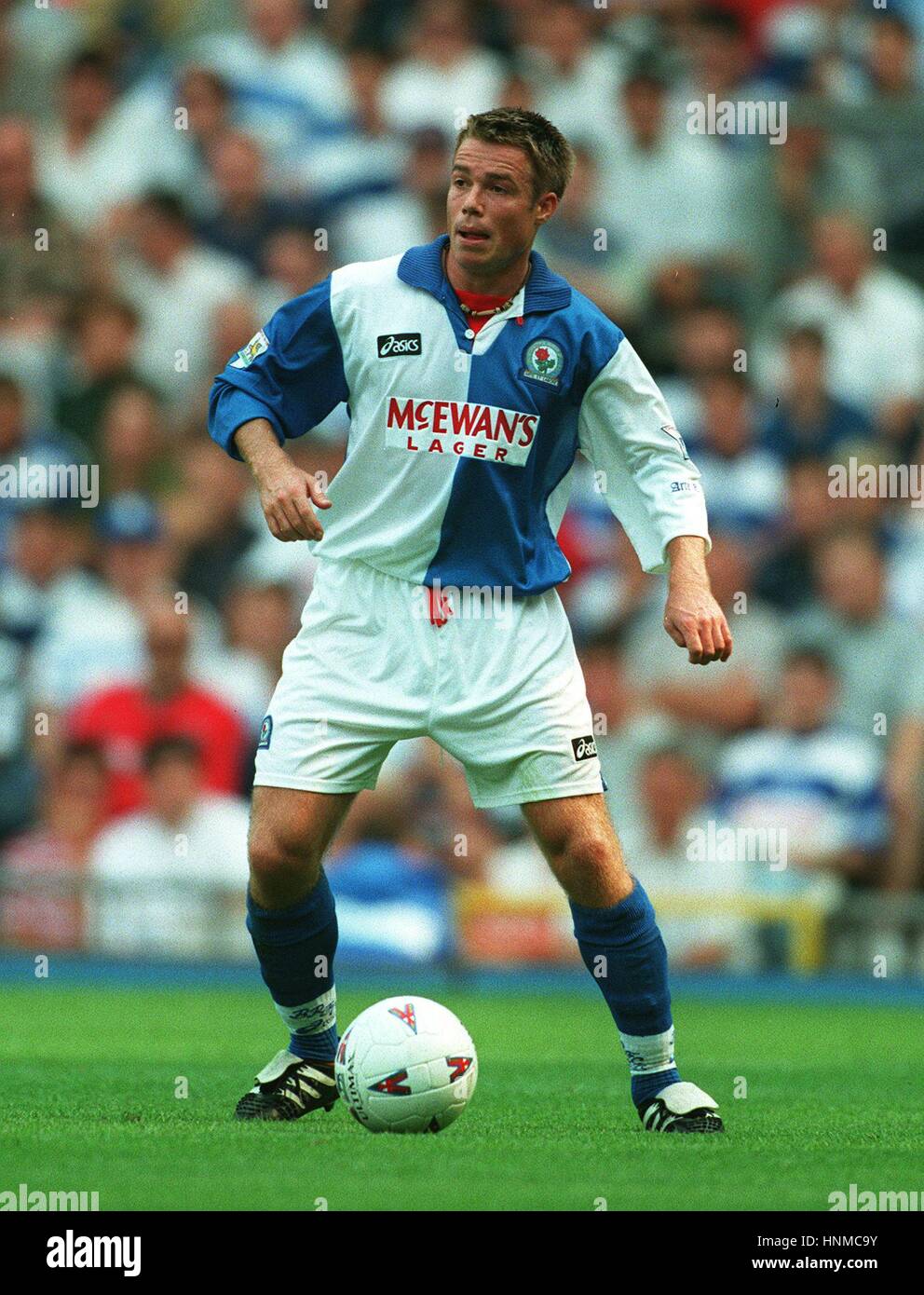 GRAEME LE SAUX BLACKBURN ROVERS FC 21 August 1995 Stock Photo - Alamy
