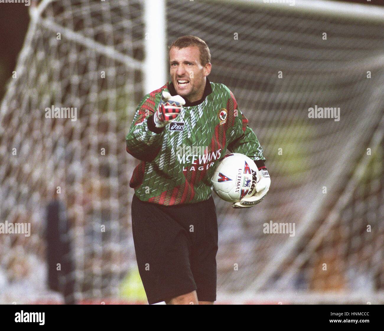 TIM FLOWERS BLACKBURN ROVERS FC 24 August 1995 Stock Photo - Alamy