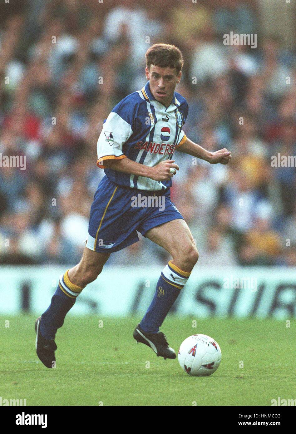 IAN NOLAN SHEFFIELD WEDNESDAY FC 24 August 1995 Stock Photo - Alamy