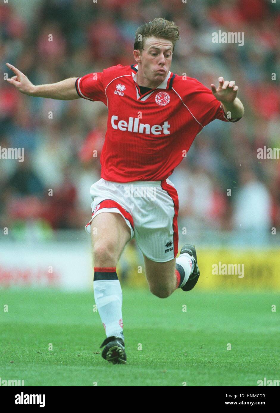 CRAIG HIGNETT MIDDLESBROUGH FC 29 August 1995 Stock Photo - Alamy