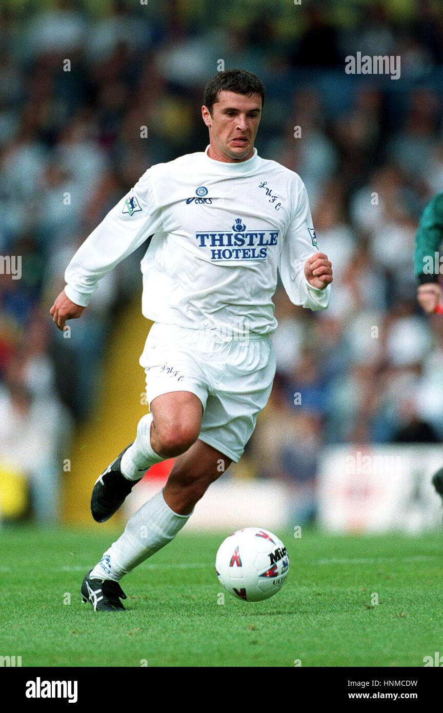GARY SPEED LEEDS UNITED FC 29 August 1995 Stock Photo - Alamy